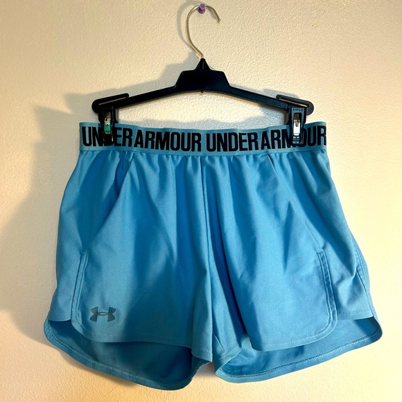 Under Armour | Shorts | Blue Under Armor Athletic Shorts Womens Sm ...